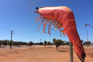 The Big Prawn in Exmouth