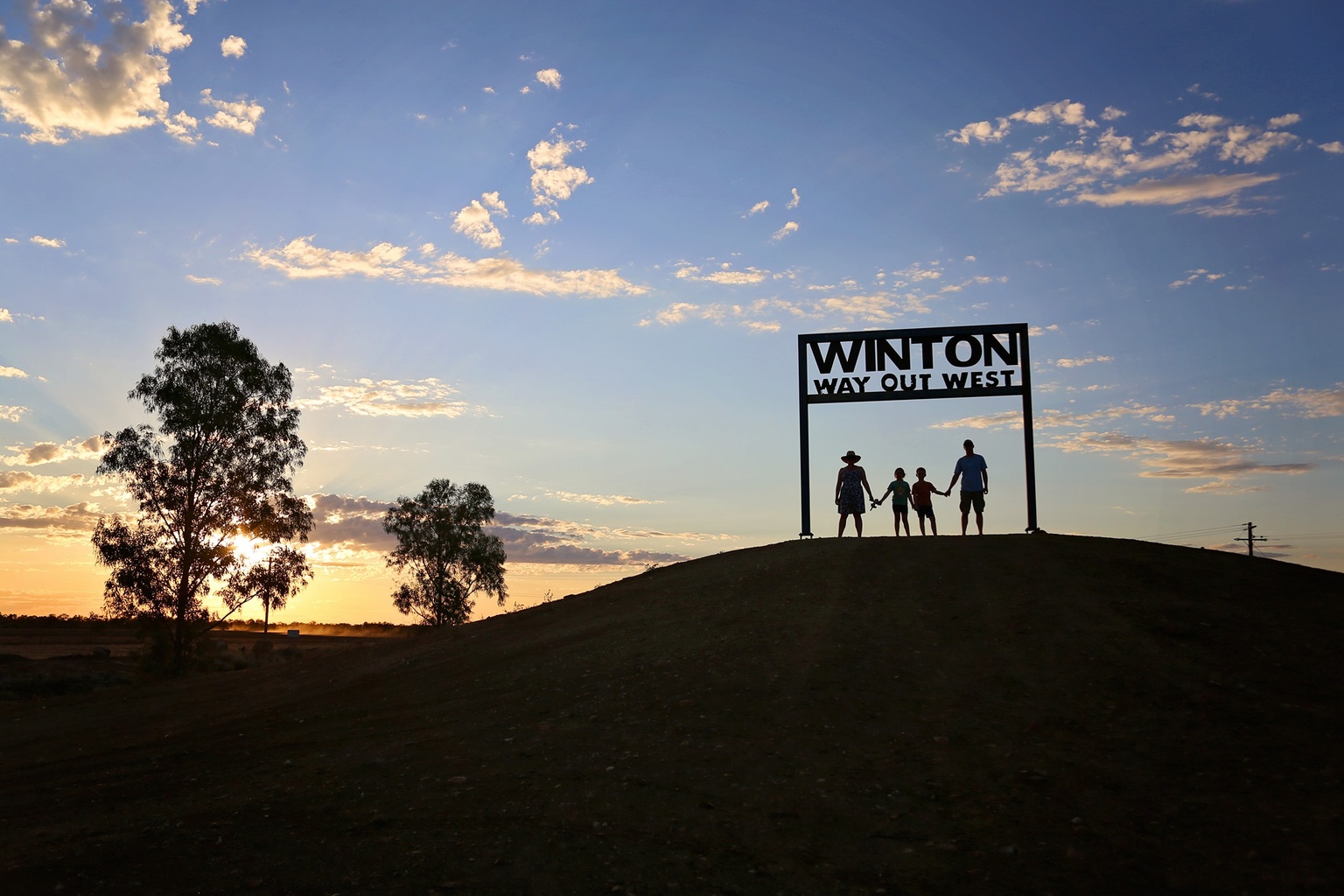 Winton Sunset Sign