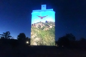 Quorn Silo Light Show