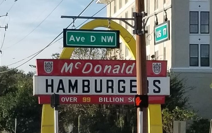 Vintage McDonald's Signs in Winter Haven