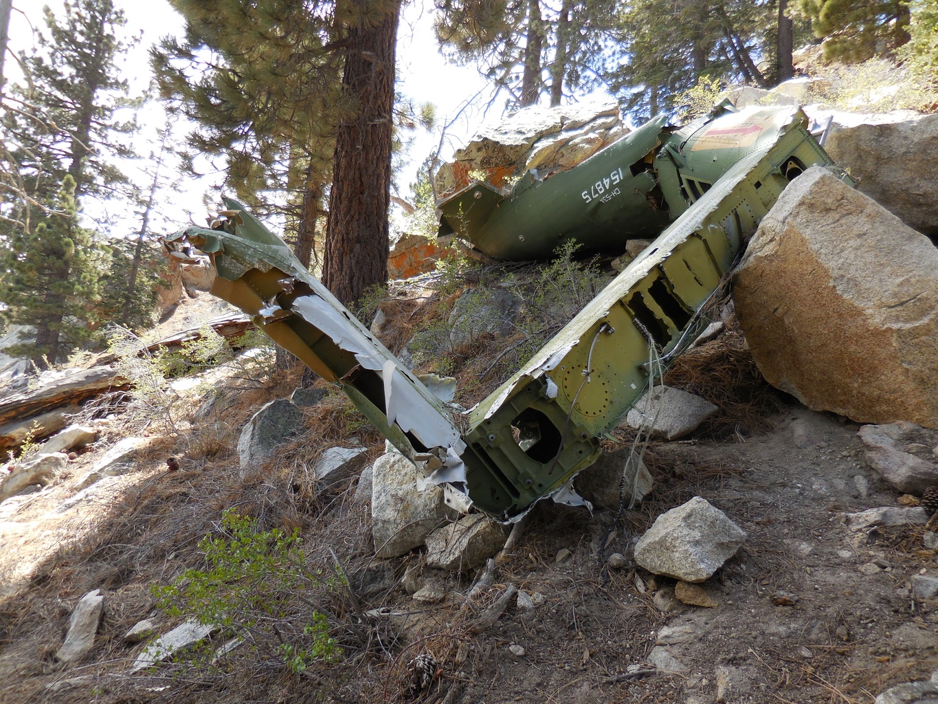 Sikorsky CH-53A Sea Stallion Crash Site