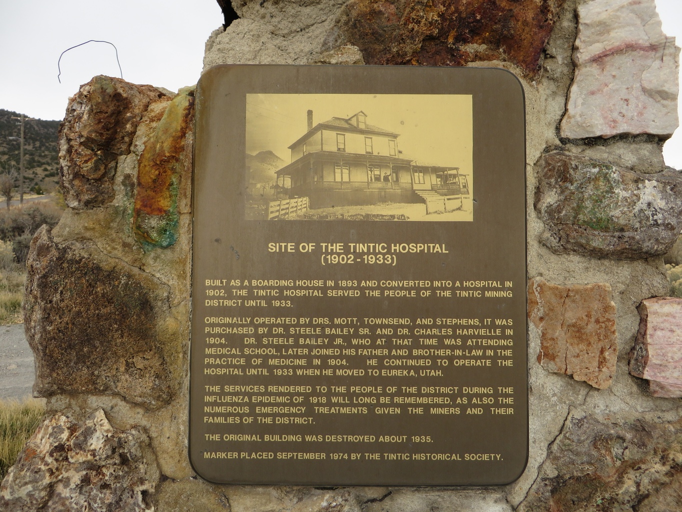 Tintic Hospital Site