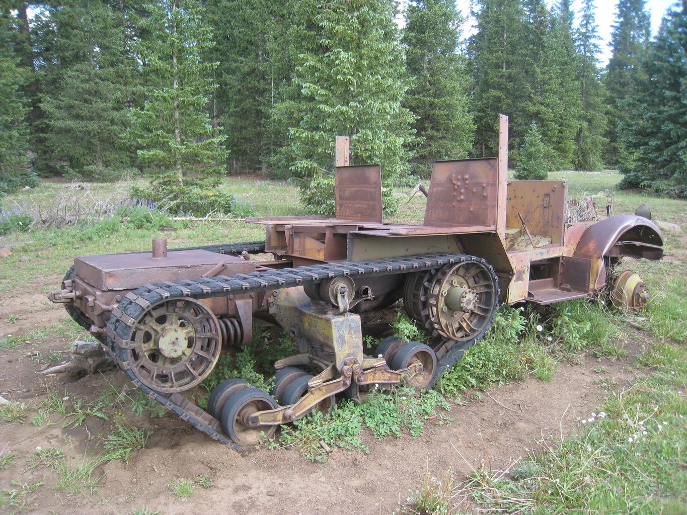 Abandoned WWII Half-Track