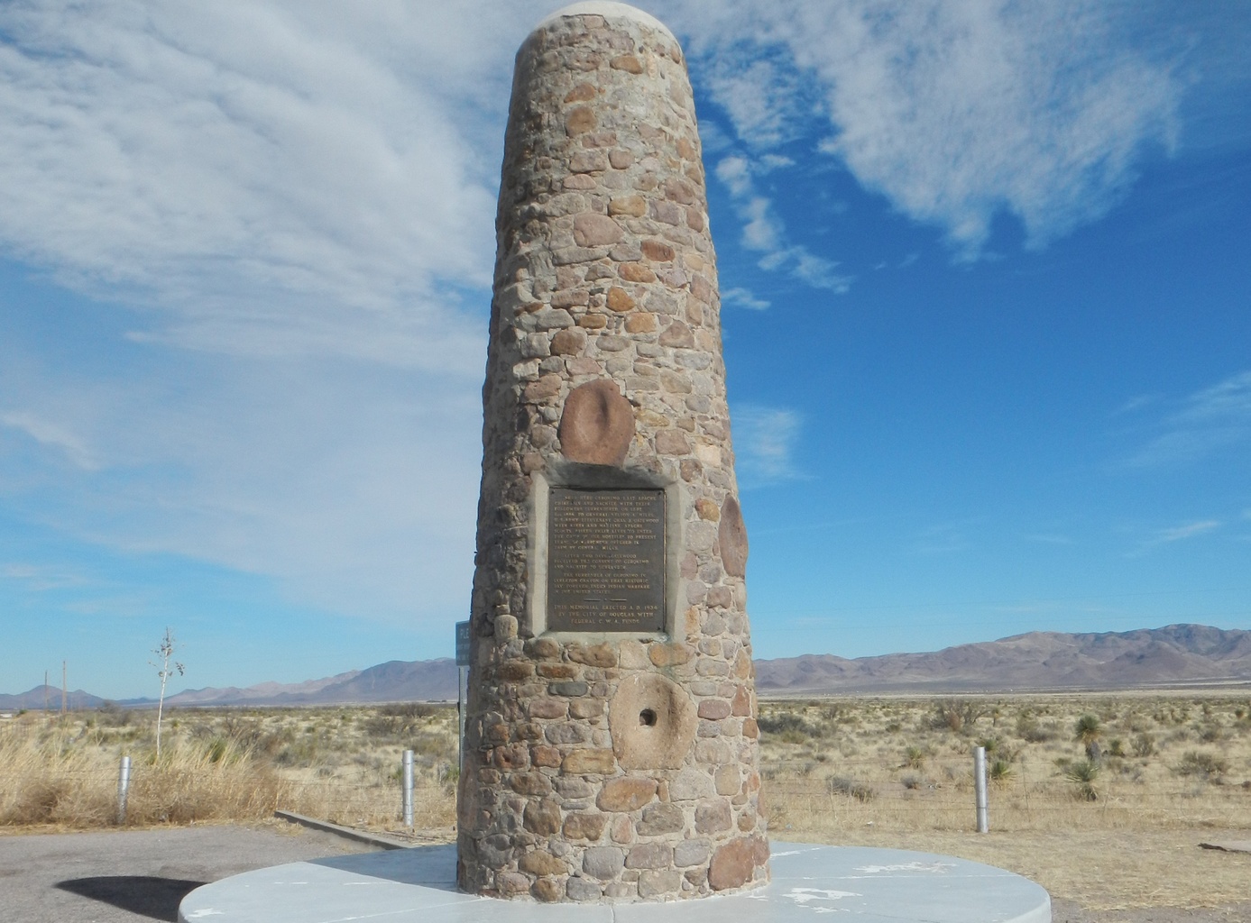 Geronimo Surrender Monument