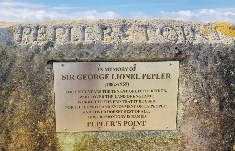 Pepler's Point Monument Stone