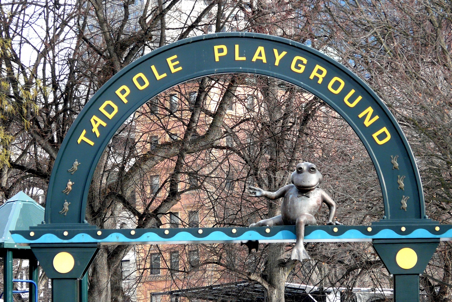 Tadpole Playground Sign