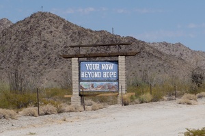You're Now Beyond Hope Sign