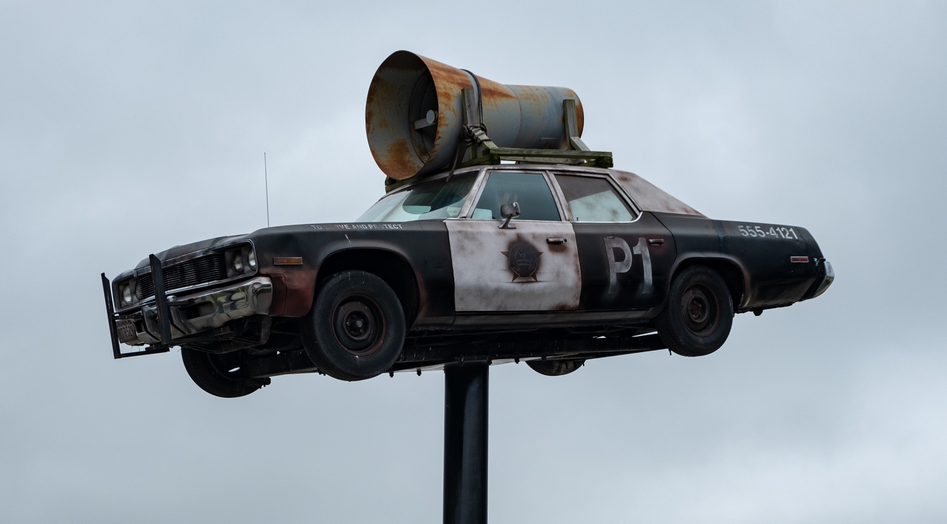 Bluesmobile On A Stick