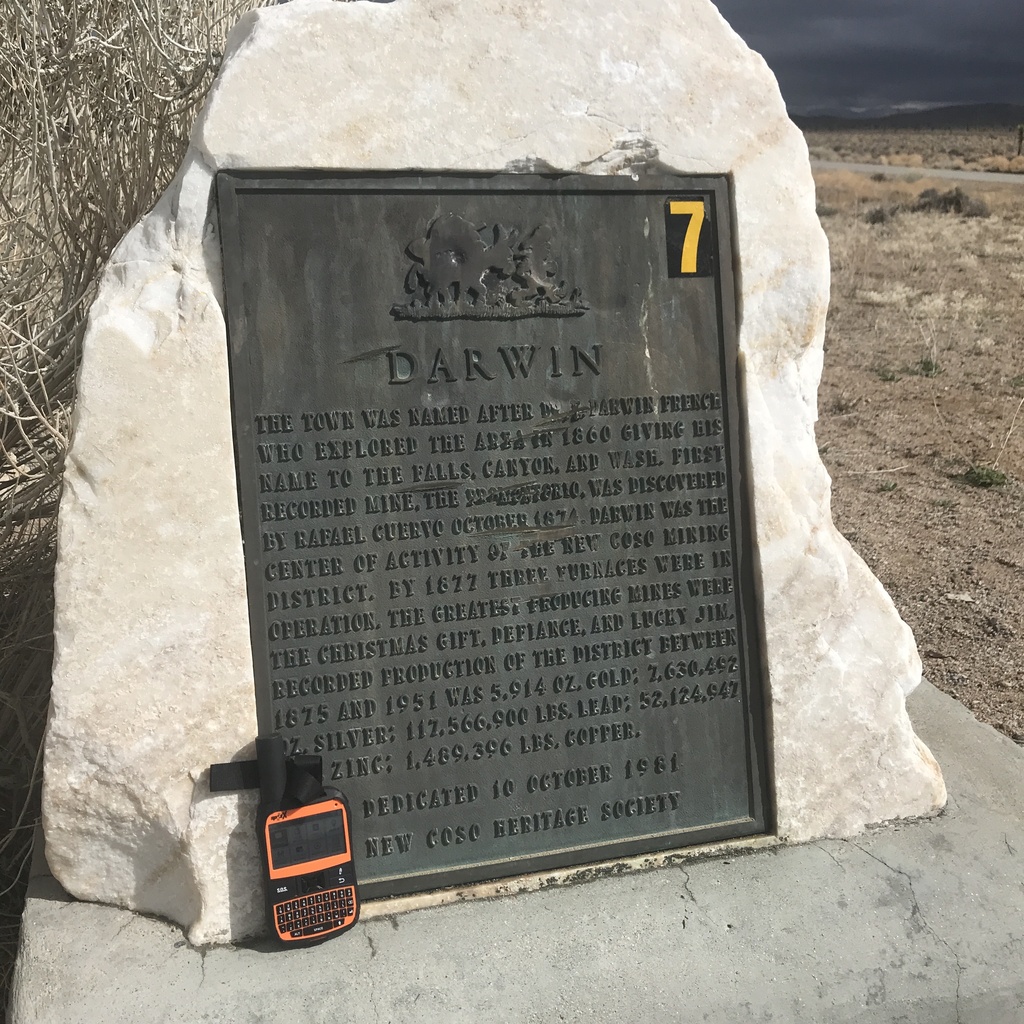 Darwin Historic Marker