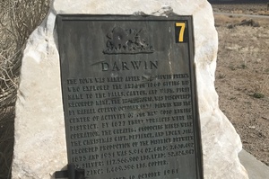 Darwin Historic Marker