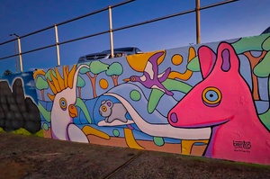 Bondi Beach Graffiti Wall