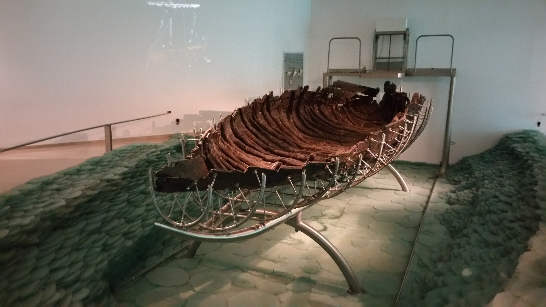 Sea of Galilee Boat (Jesus Boat) at Yigal Allon Museum