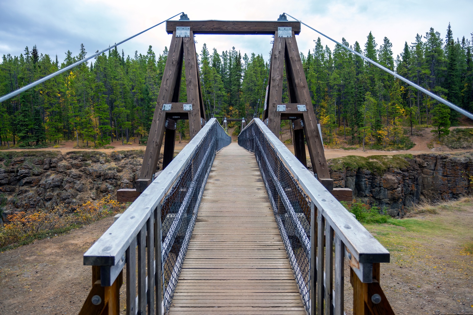 Miles Canyon Suspension Bridge (Lowe Suspension Bridge)