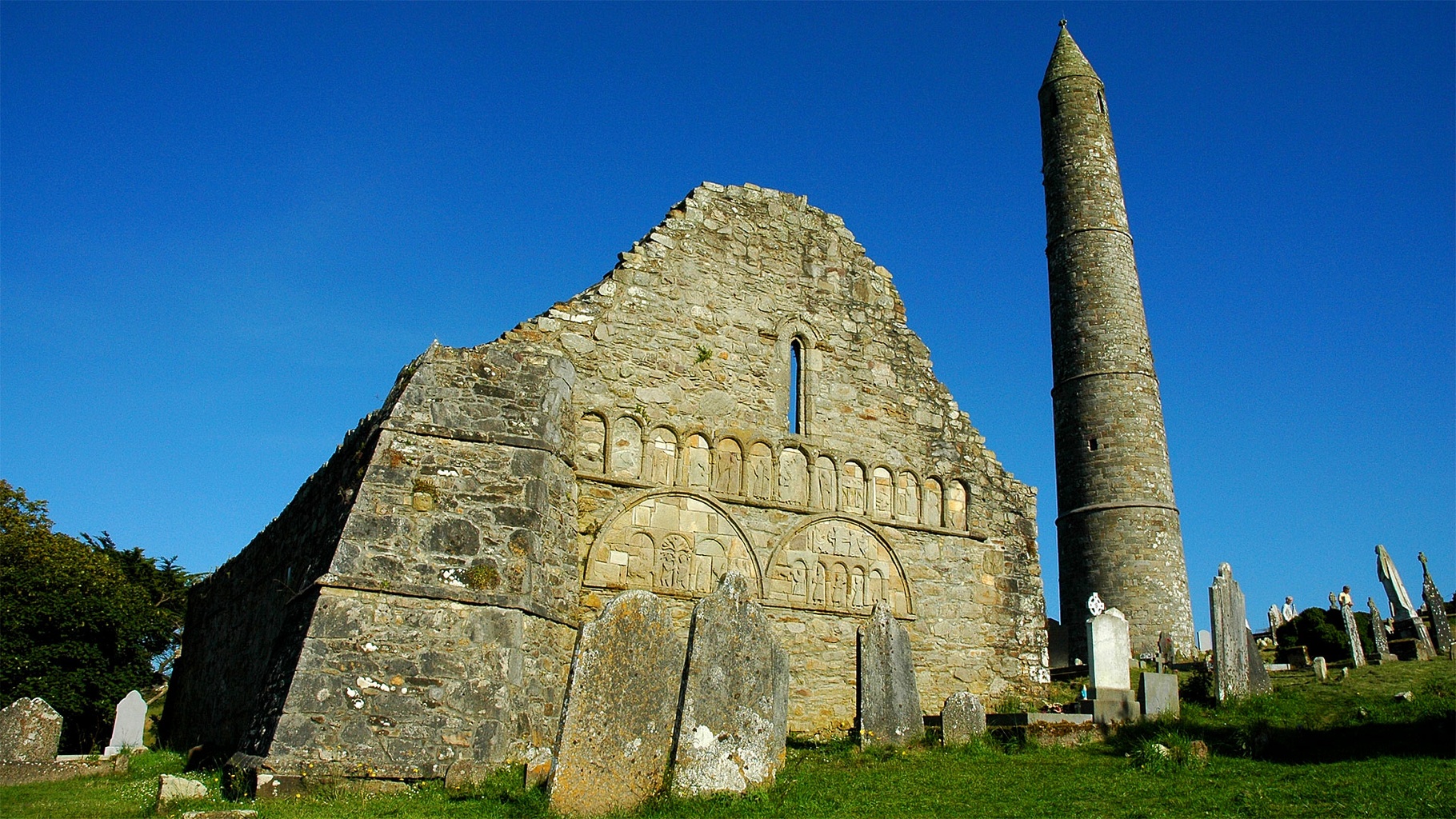 Ardmore Round Tower & St Declan's Church Ruins