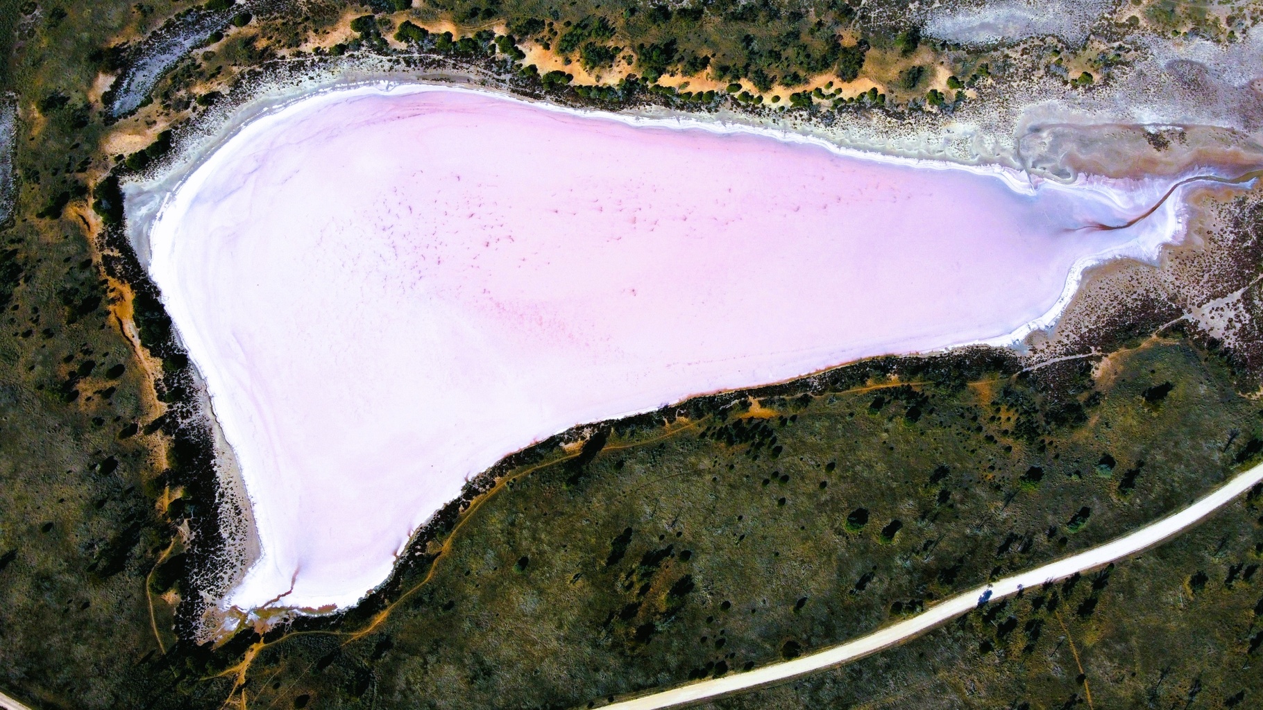 Pink Lakes of Murray-Sunset National Park