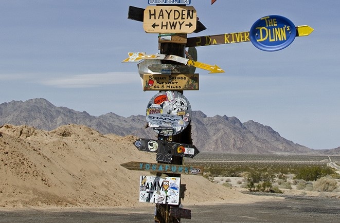 Rice Desert Signpost