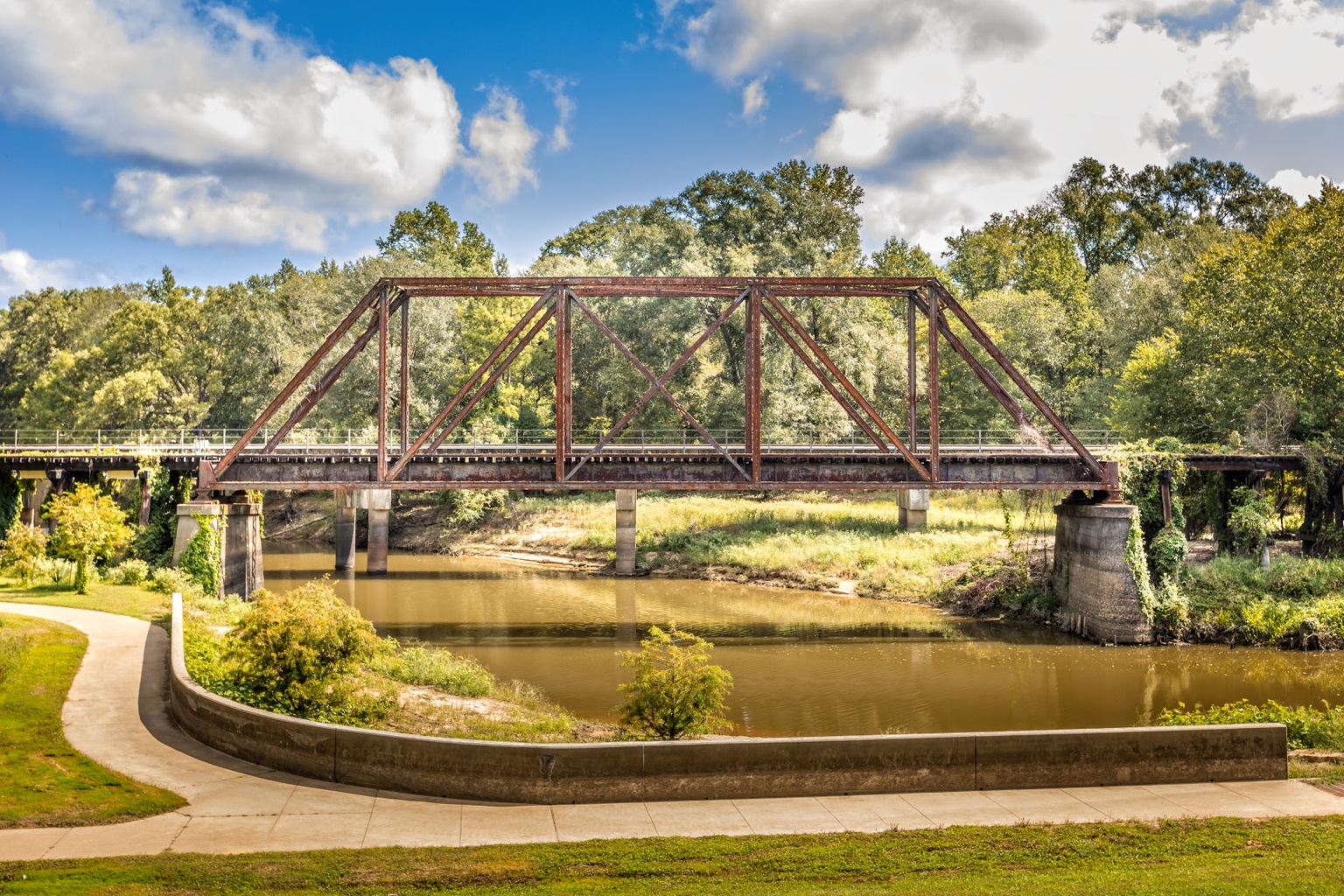 Howe Truss Railroad Bridge