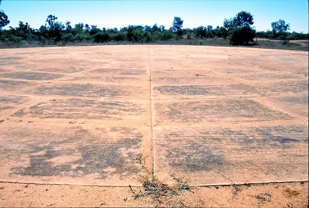 Compass Swinging Platform at Charters Towers Airfield