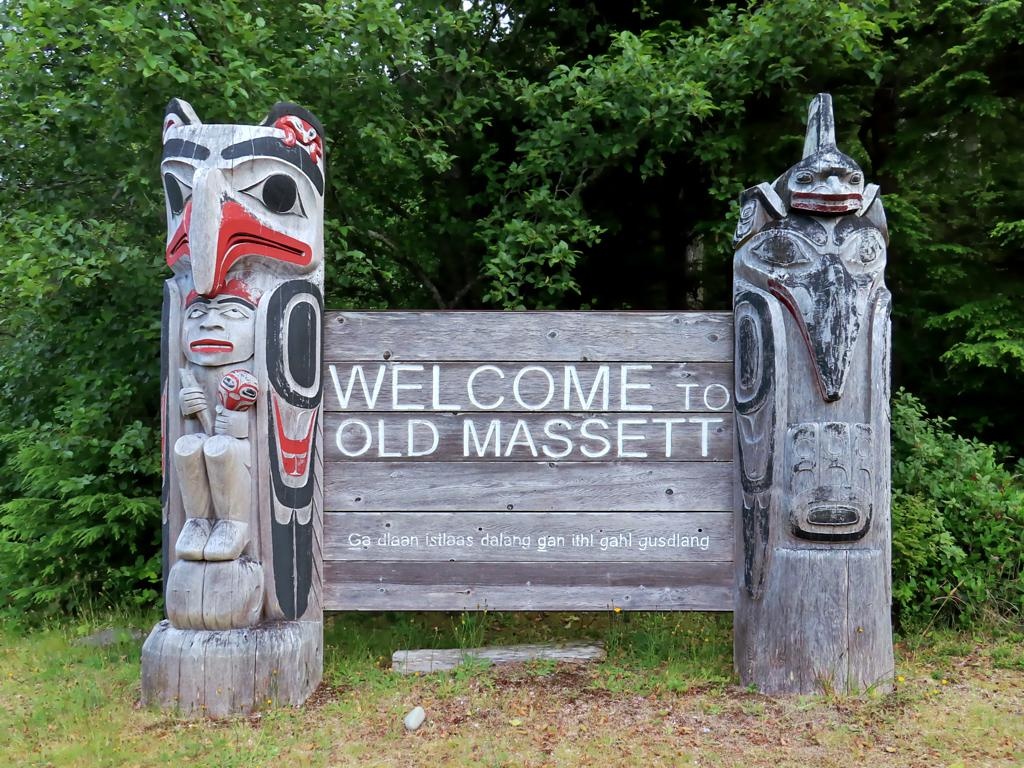 Old Massett Totem Poles