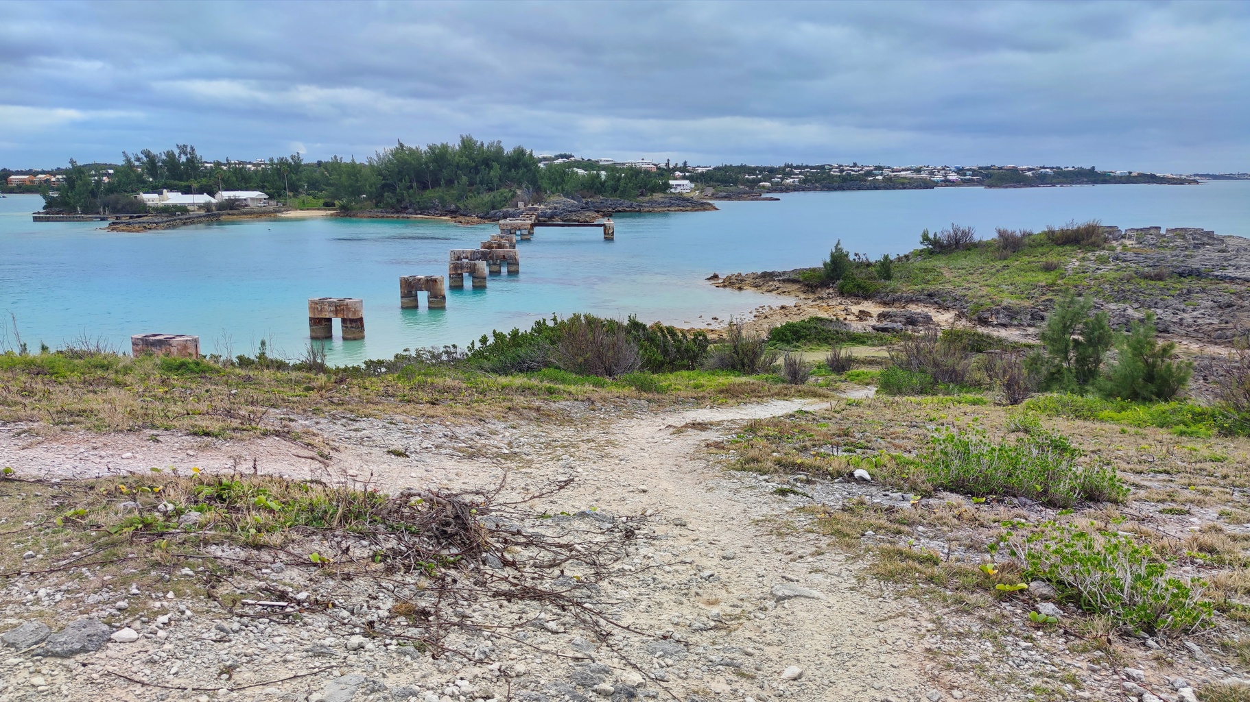 Bermuda Railway Bridge Ruins