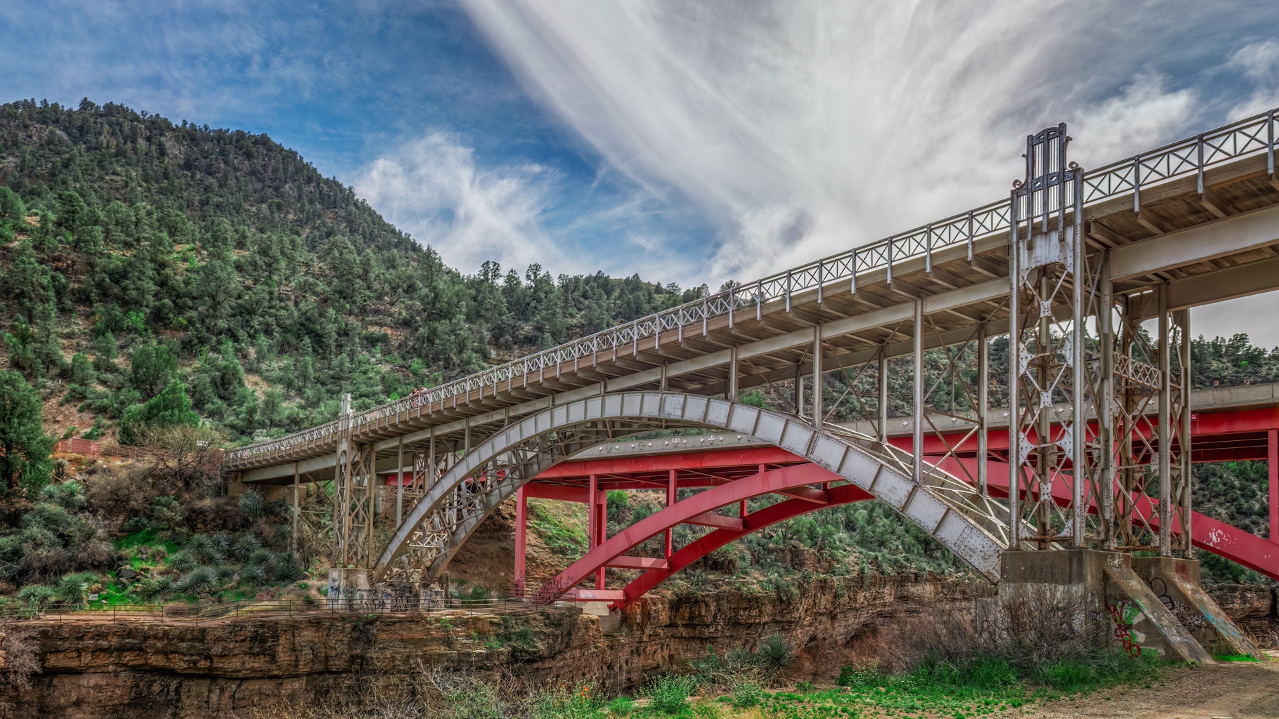 Old Salt River Canyon River Bridge