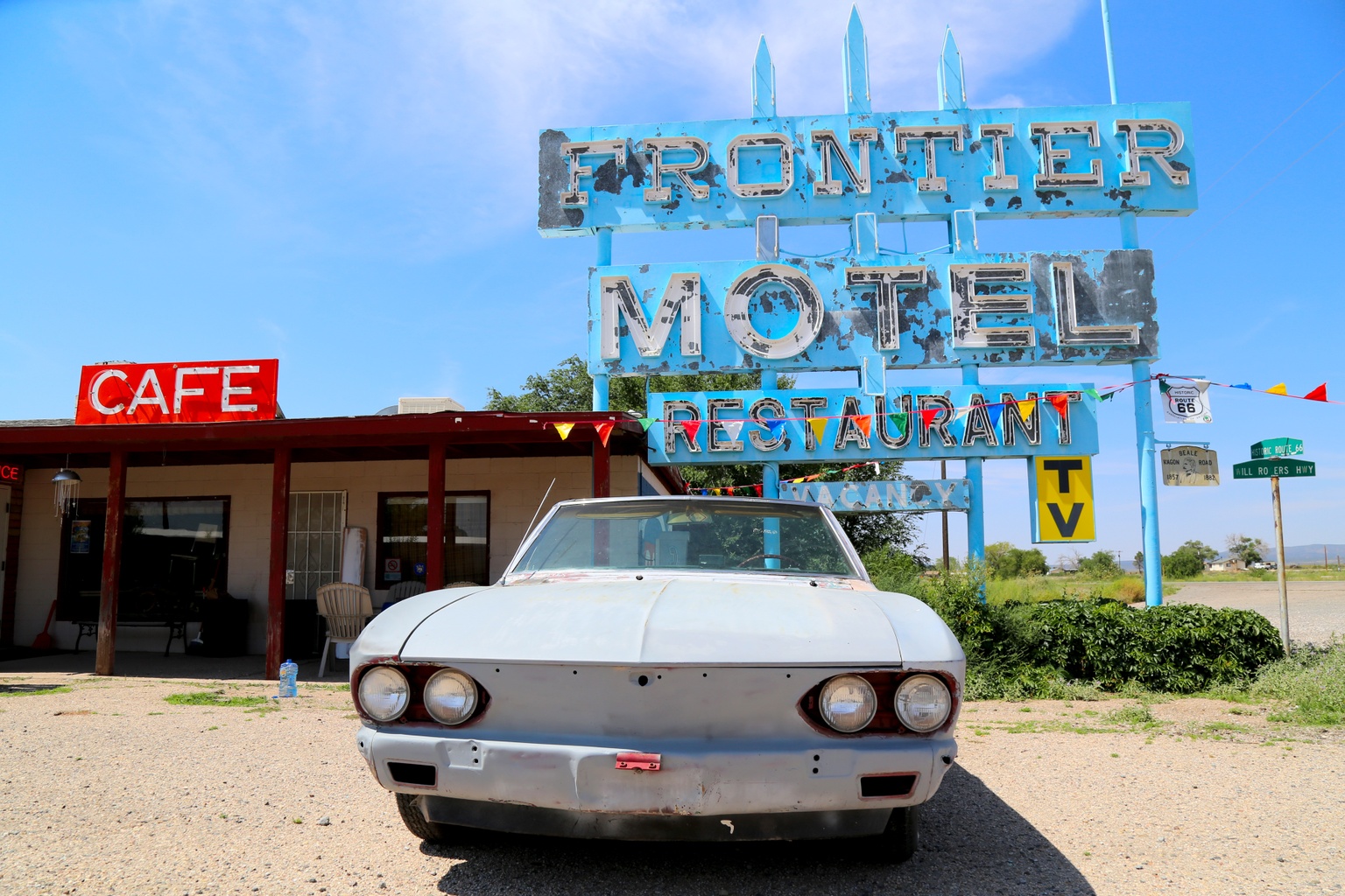 Frontier Motel Sign