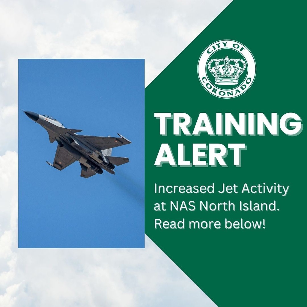 Training Alert: Increased Jet Activity at NAS North Island
