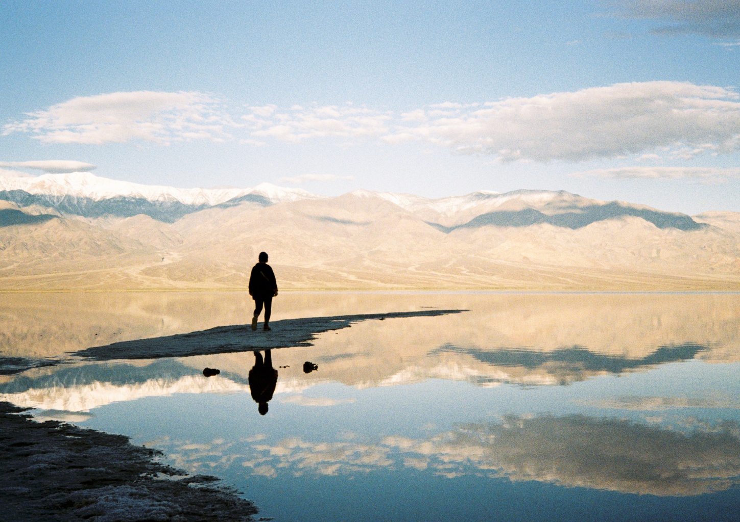 Ancient lake reemerges after record rainfall at Death Valley National Park